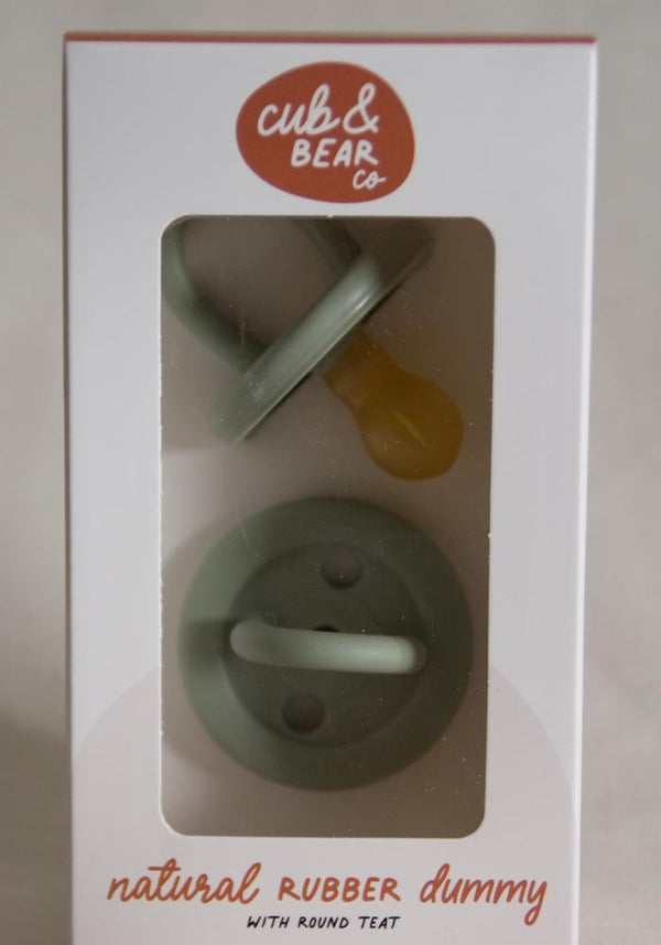 Natural Rubber Dummy : Sage Green, 2 Pack – Armidale Eco Supplies
